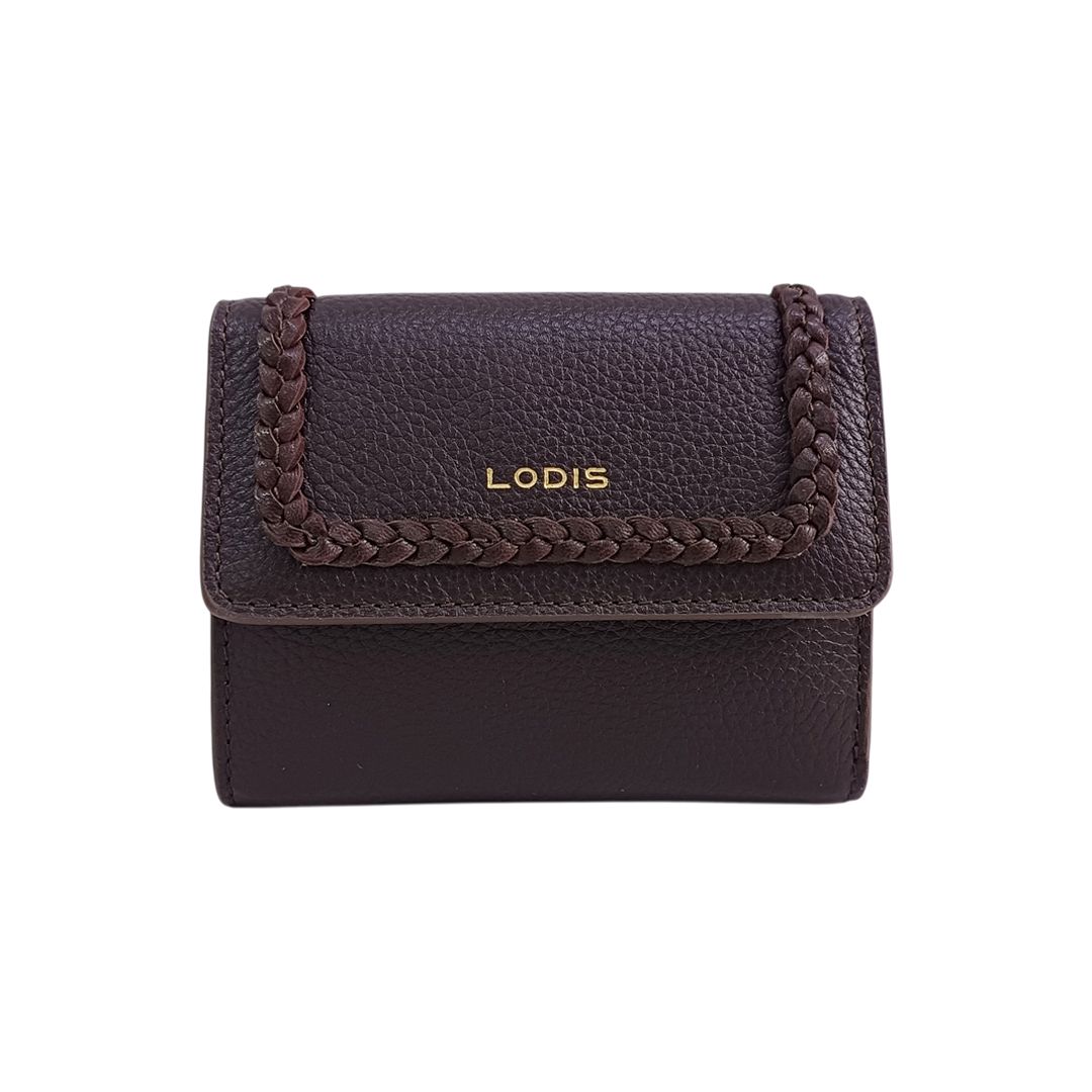 Lodis Rope Me In French Purse Genuine Leather Brown