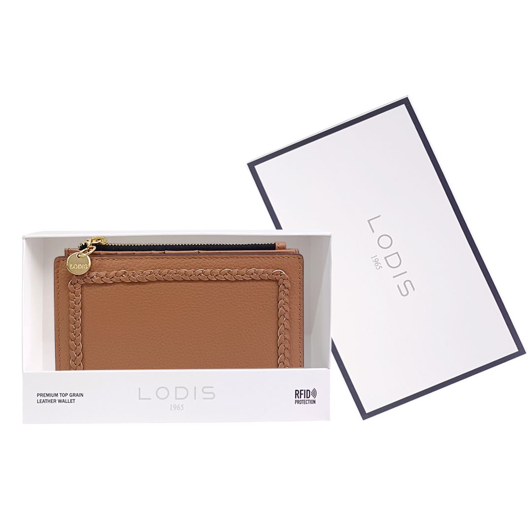 Lodis Lacey-Ns French Purse Genuine Leather Tan