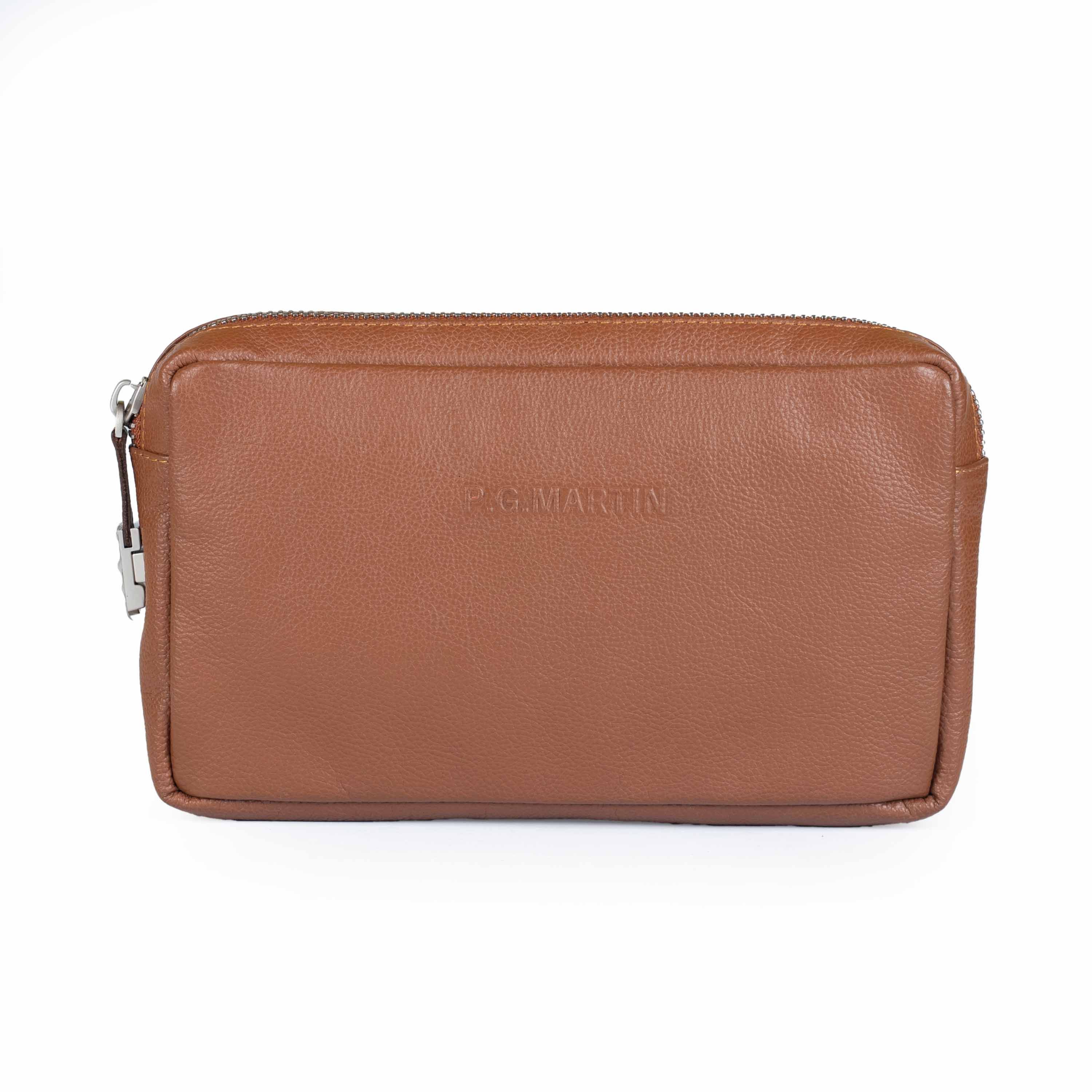 Nova Hand Pouch Genuine Leather Tan