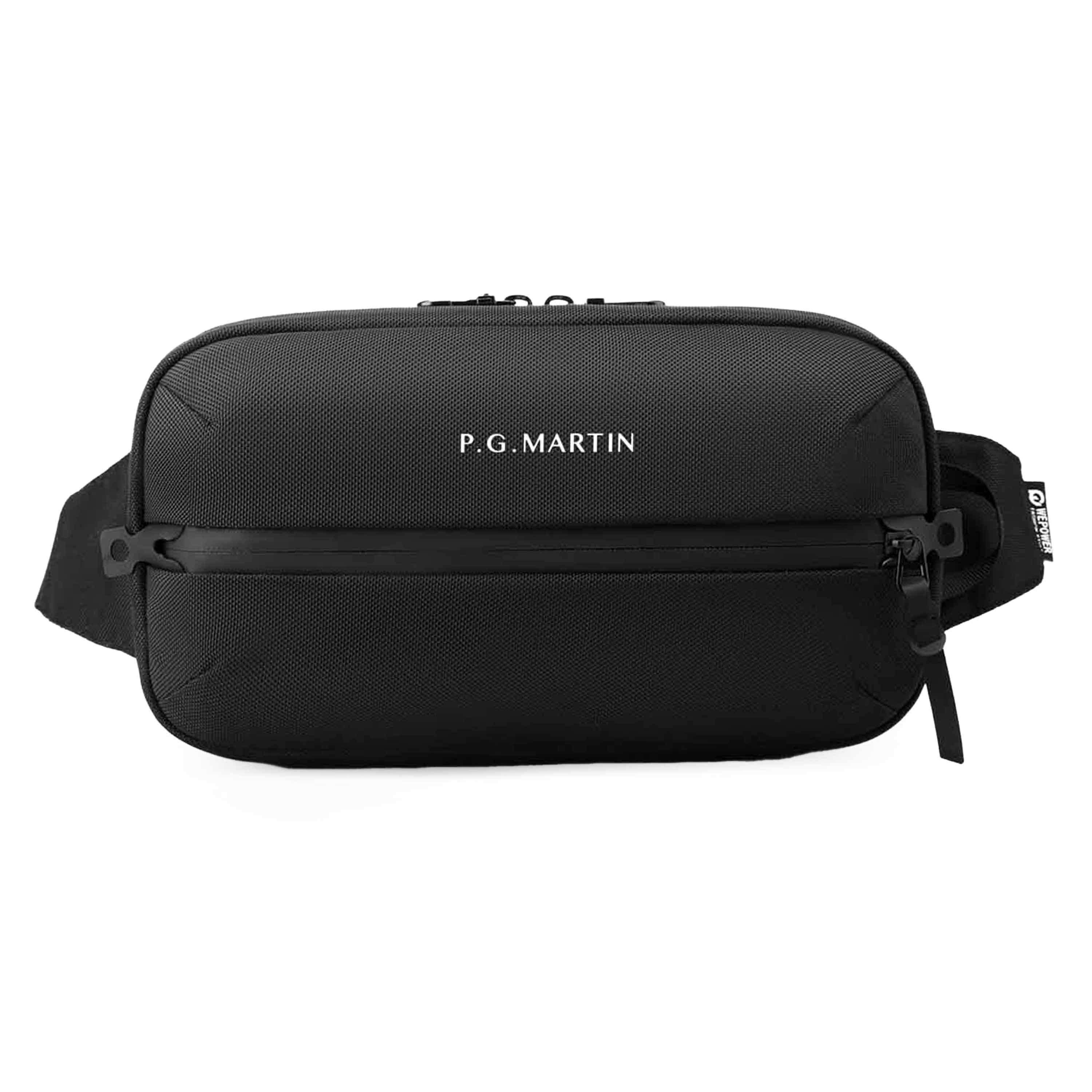 Nexus Crossbody Bag Water Resistant Nylon Black