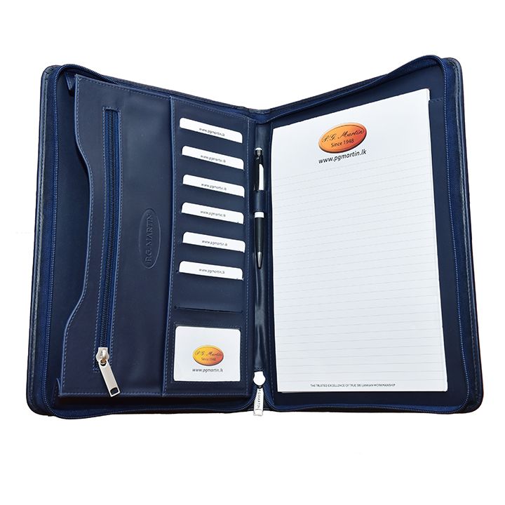 Bailey Organizer Case Artificial Leather Navy Blue