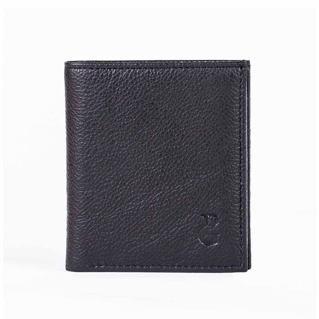 Craig Men's Wallet Genuine Leather Black