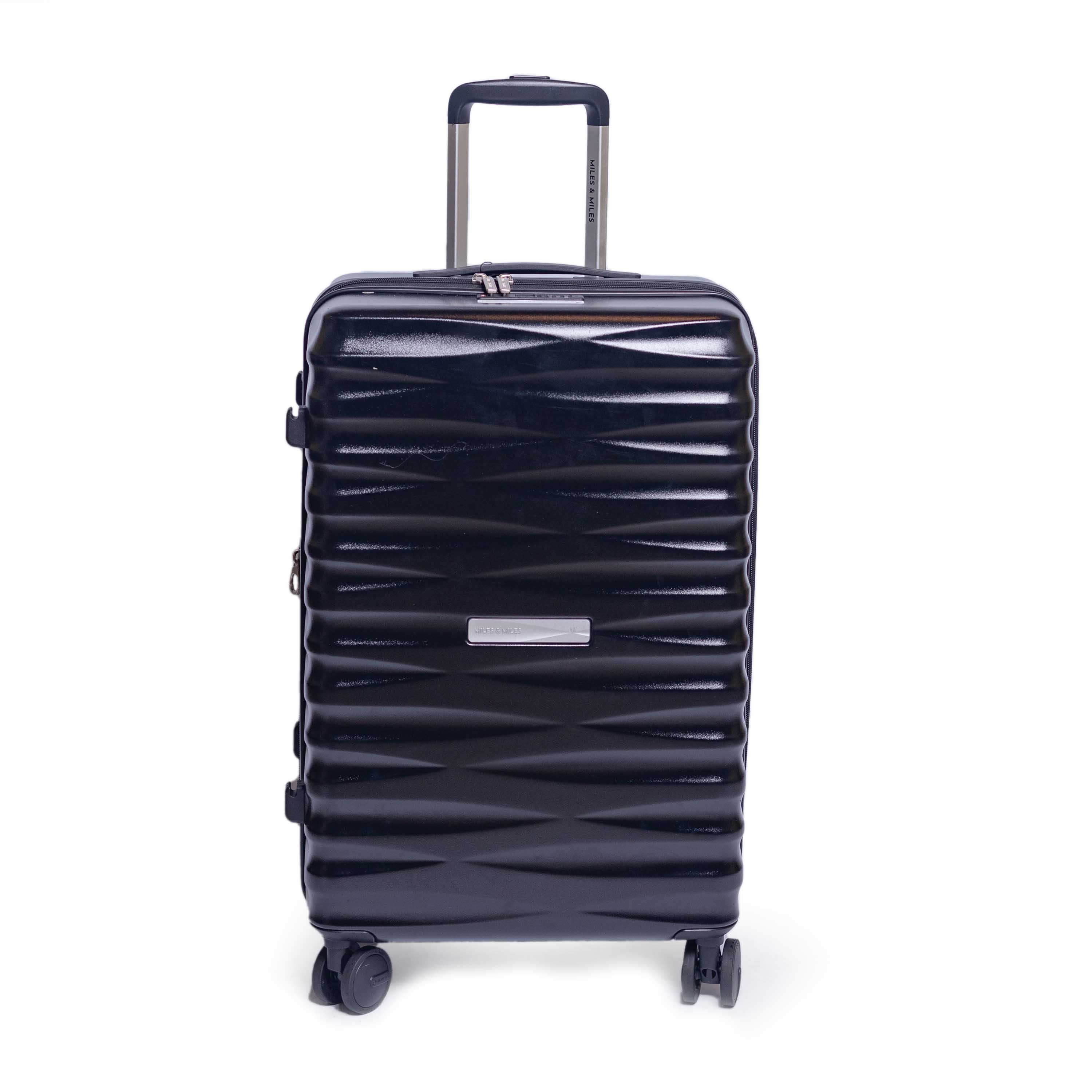 Miles & Miles - Blaze - 24" Suitcase Polycarbonate Black