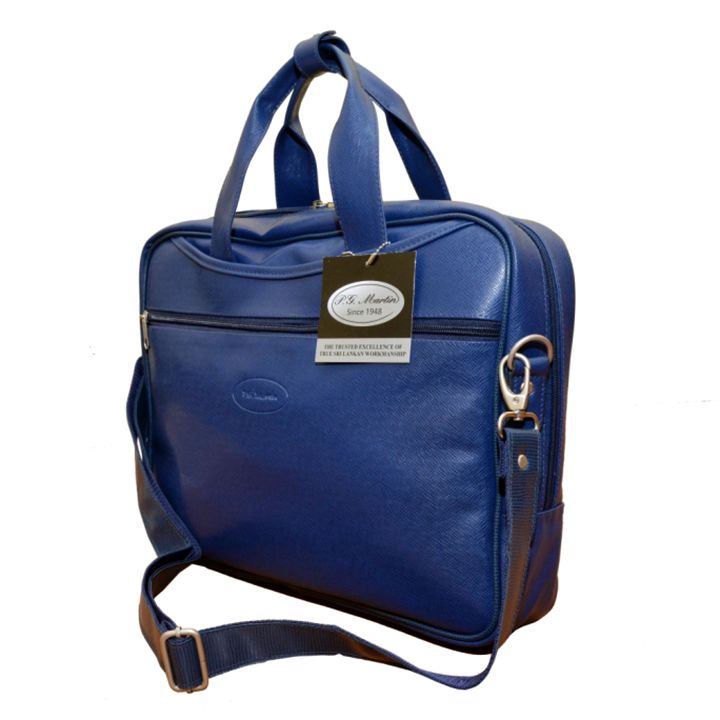 Paradise Laptop Bag Artificial Leather Navy Blue