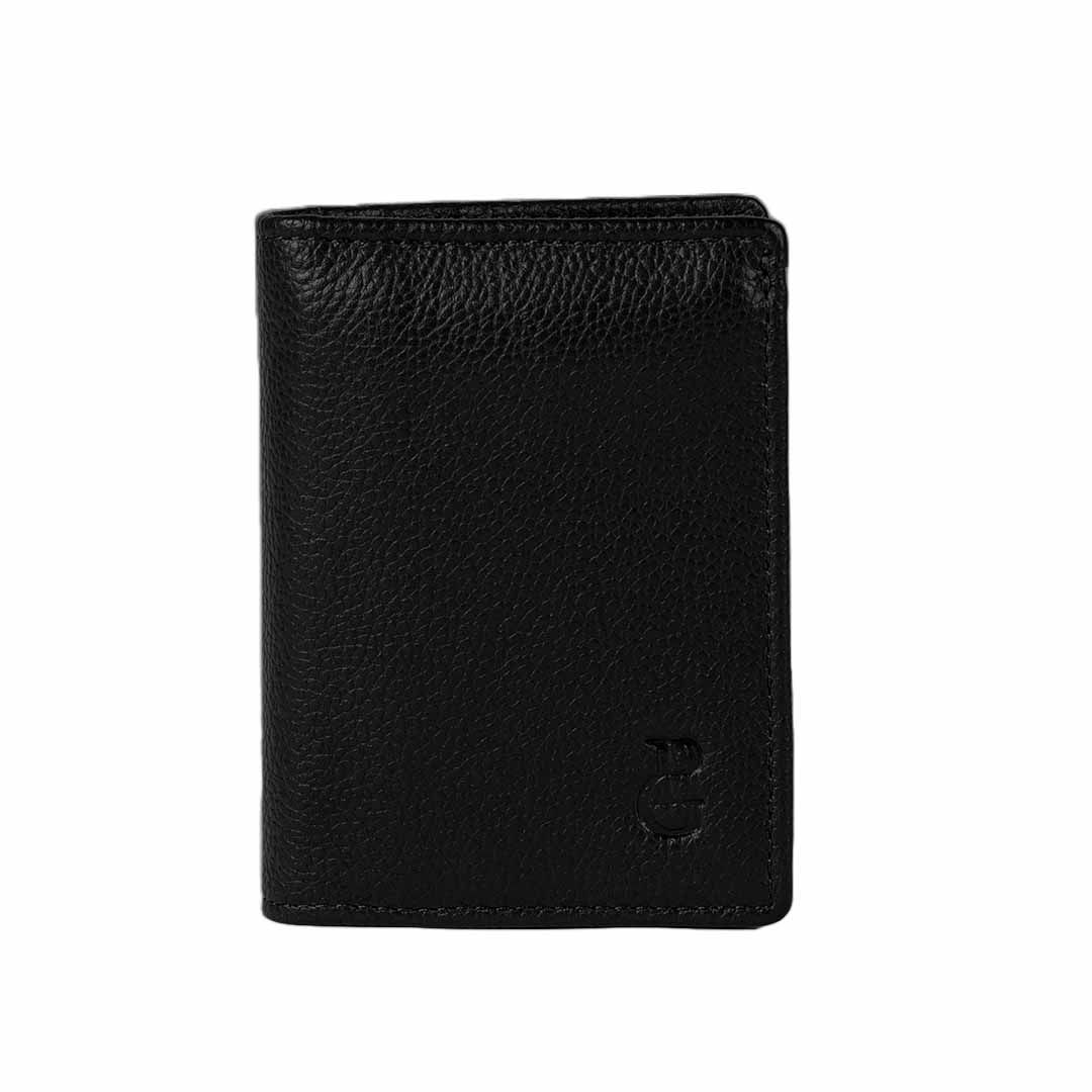 Vivian Men's Wallet Genuine Leather Black